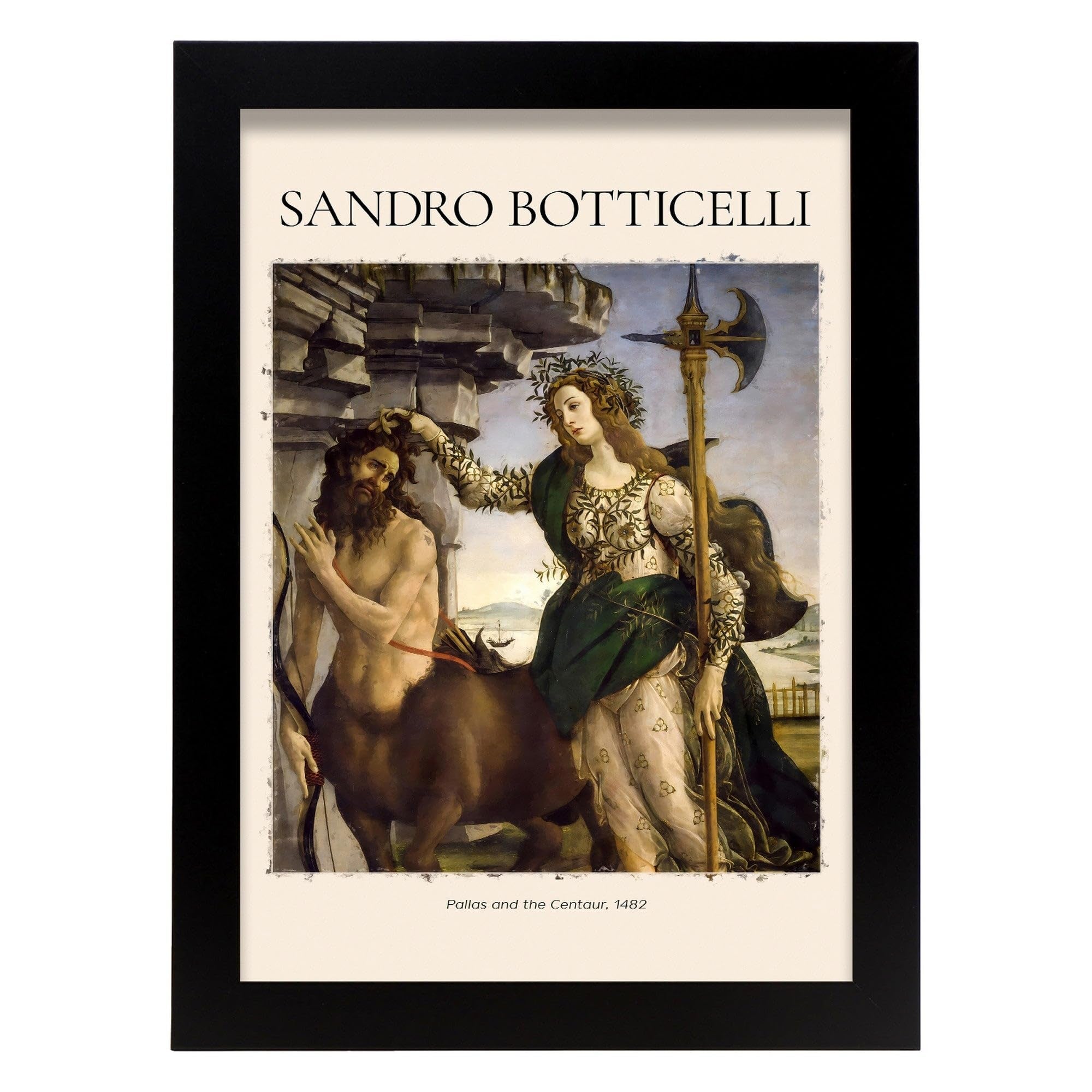 Affiche Pallas Et Centaurtableaux Décoratifs Pour Votre Chambre À Coucher Foyer Impressions ...