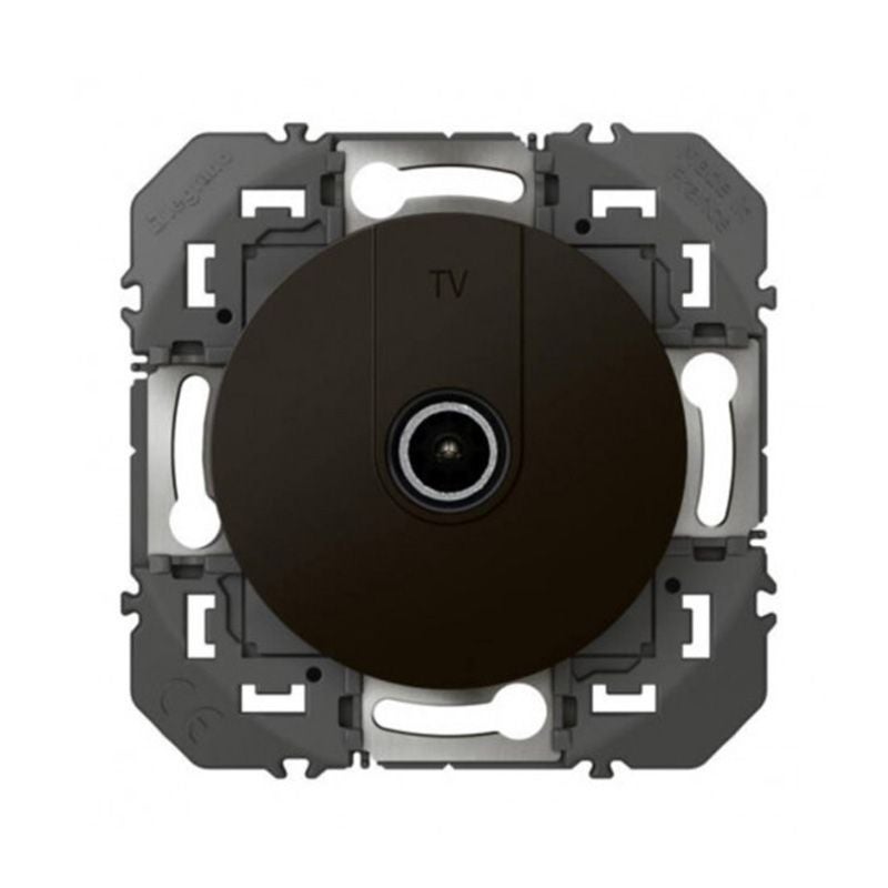 Prise TV simple étoile blindée Dooxie Legrand - Noir mat | Leroy Merlin