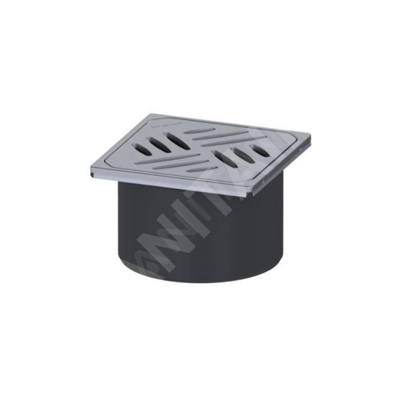 Kessel Siphons salle d'eau - Vidage de sol, acier inoxydable 48225 ...