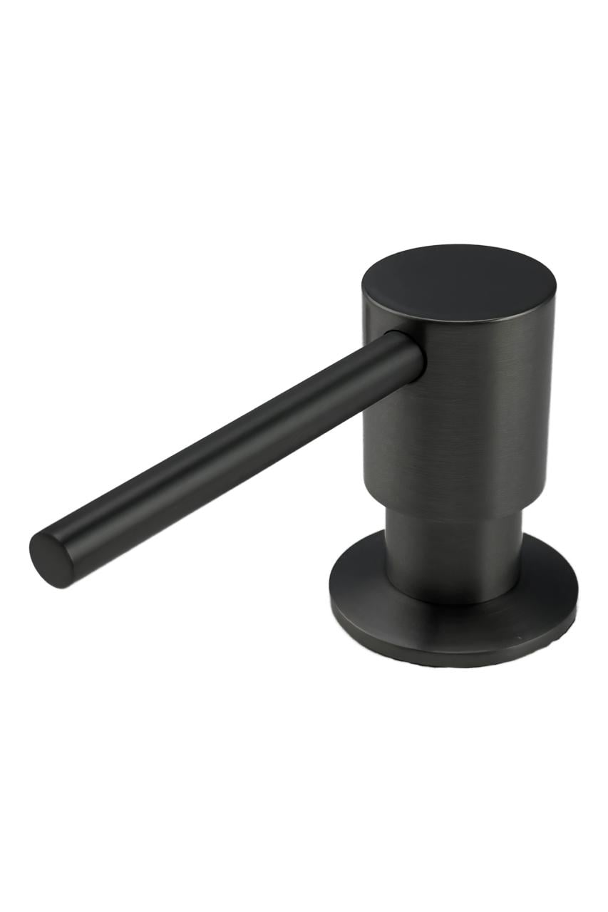 Dispensador de jabón empotrado Pure.Sink Elite Steel Shine, recargable ...