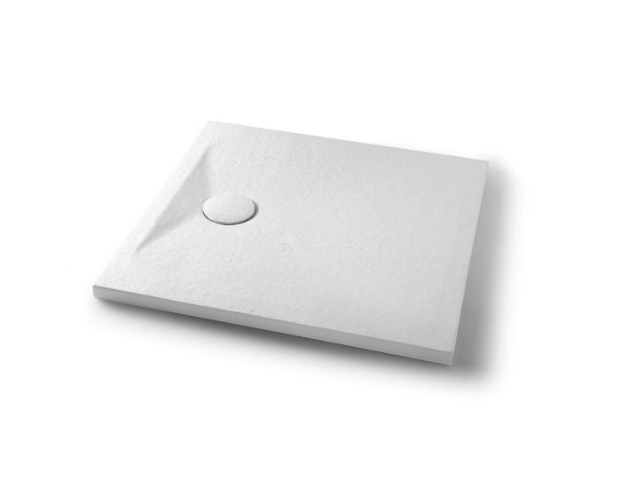 Piatto doccia 80x80 Ceramica H4 Azzurra Pietraceramica Bianco Opaco ...