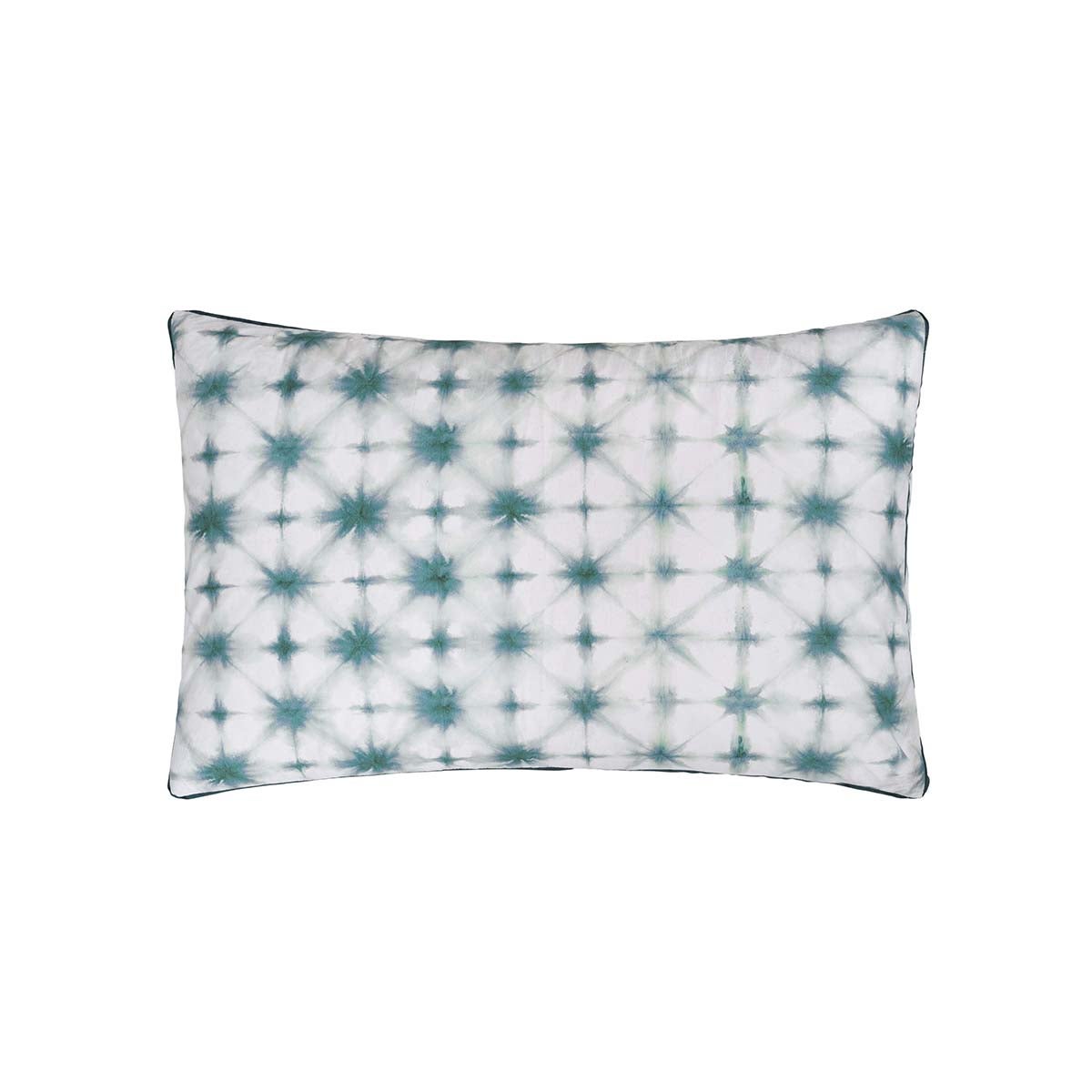 Taie d'oreiller imprimée en percale de coton,KARAOSHI CELADON | Leroy ...