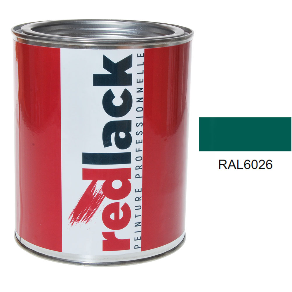 Pintura Verde opal RAL 6026 Satinado multisoporte 1L Rojo Lack | Leroy ...