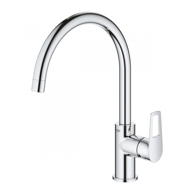 Grohe Bauloop Mitigeur monocommande évier col de cygne, Chrome (G ...