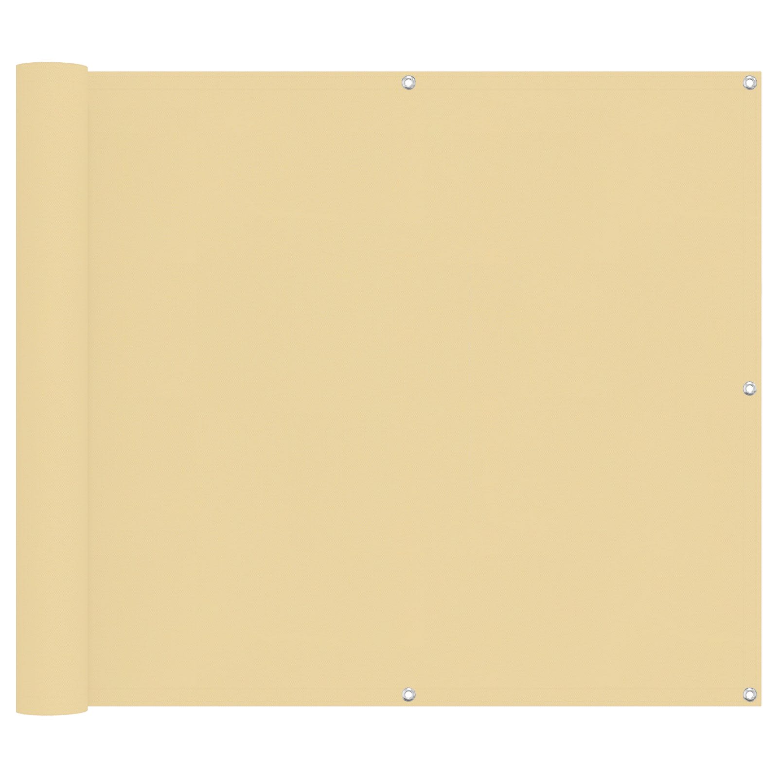 Paravent extérieur | Écran de balcon Sable 100 x 500 cm Tissu Oxford ...