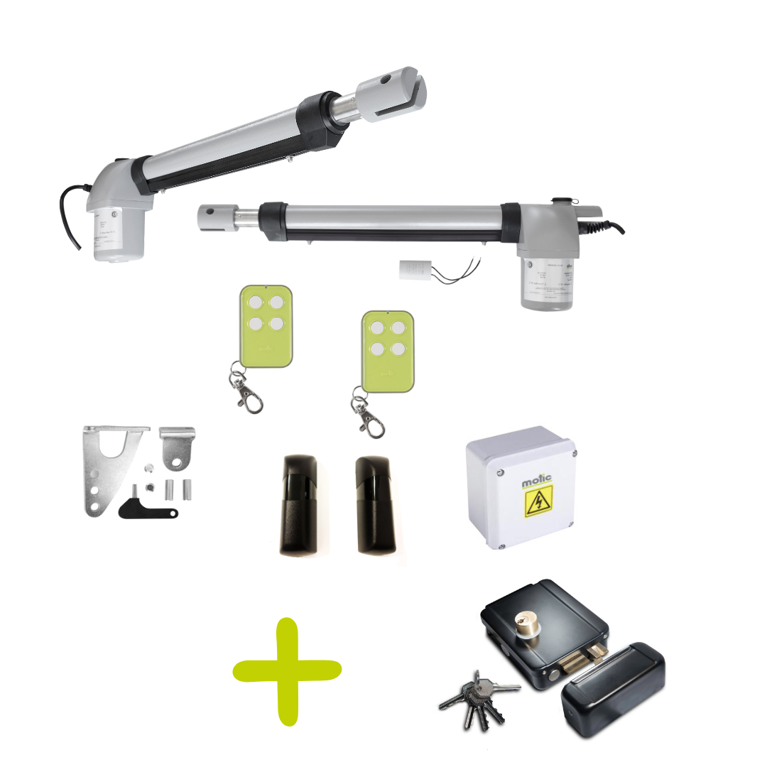 Kit motore per cancello a battente MOTIC Domo 4G- 2 porte - Motore per ...
