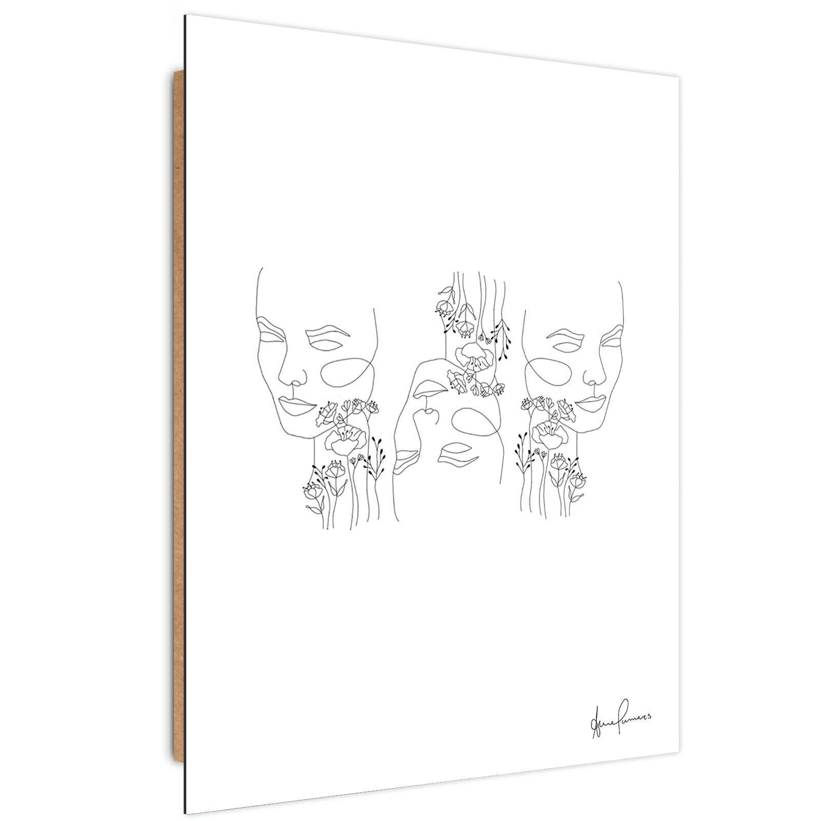 Tableau bois face au minimalisme - 70 x 100 cm | Leroy Merlin