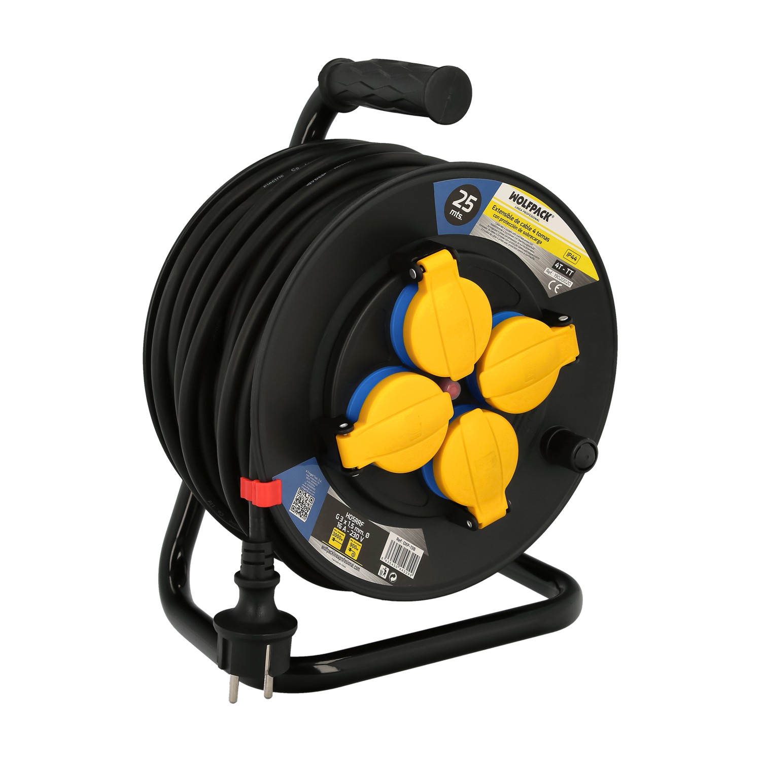 Protection IP44 industrielle extensible de 25 mètres avec couvercles ...