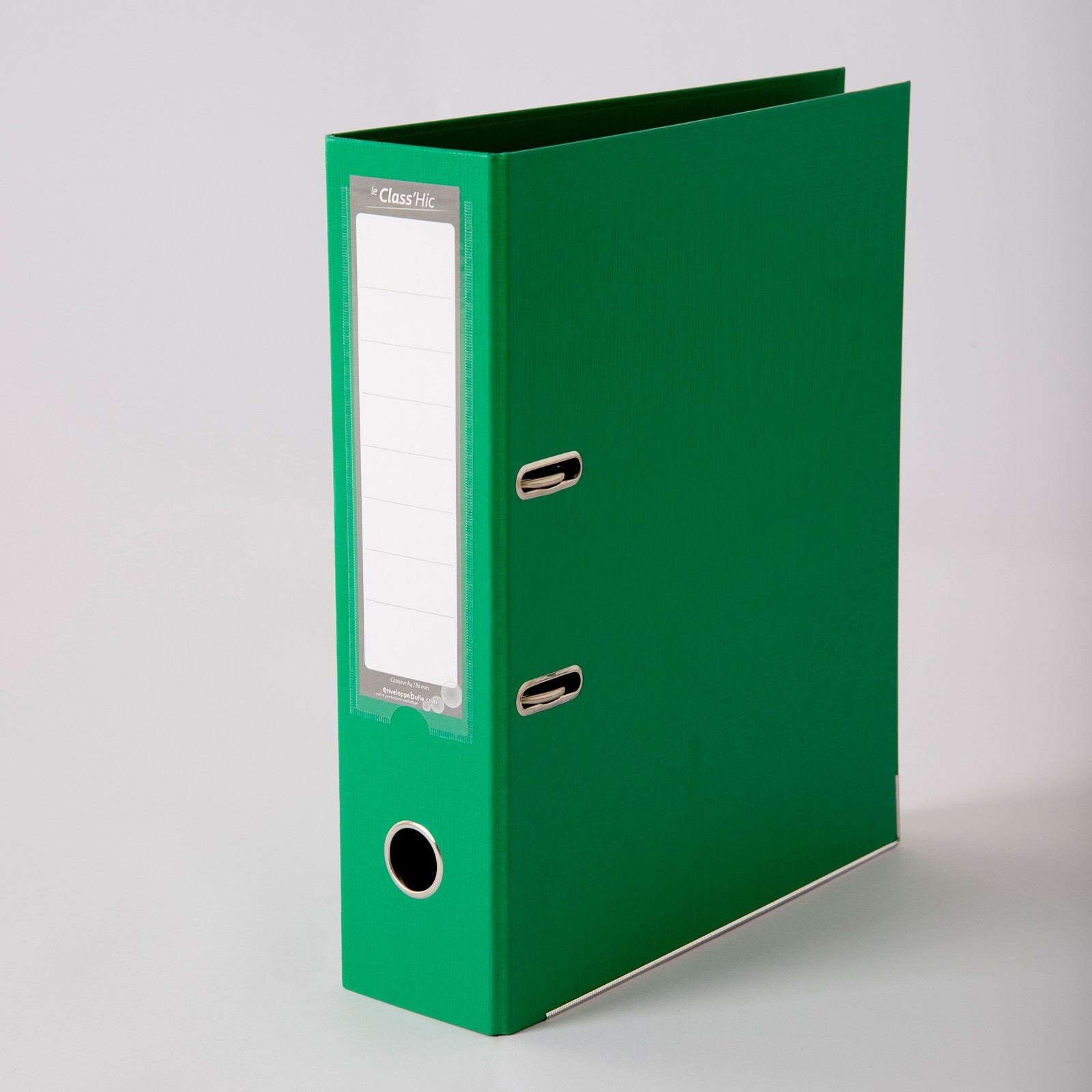 Lot de 100 Classeurs A4 Class'Hic VERT haut de gamme - dos 8 cm ...