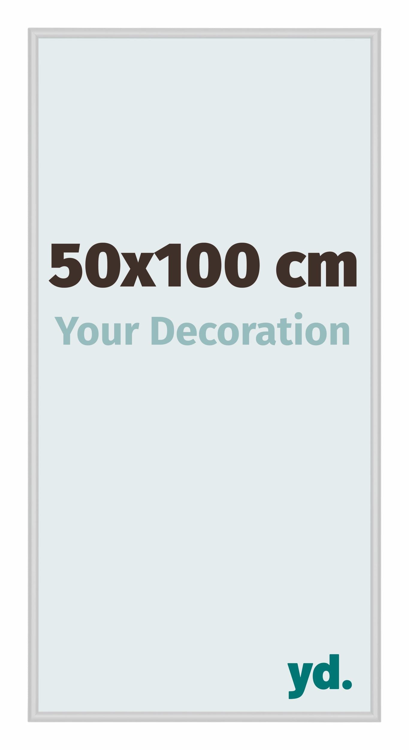 Yd. Cadre photo 50x100 cm - Argent Mat - Aluminium - Miami | Leroy Merlin