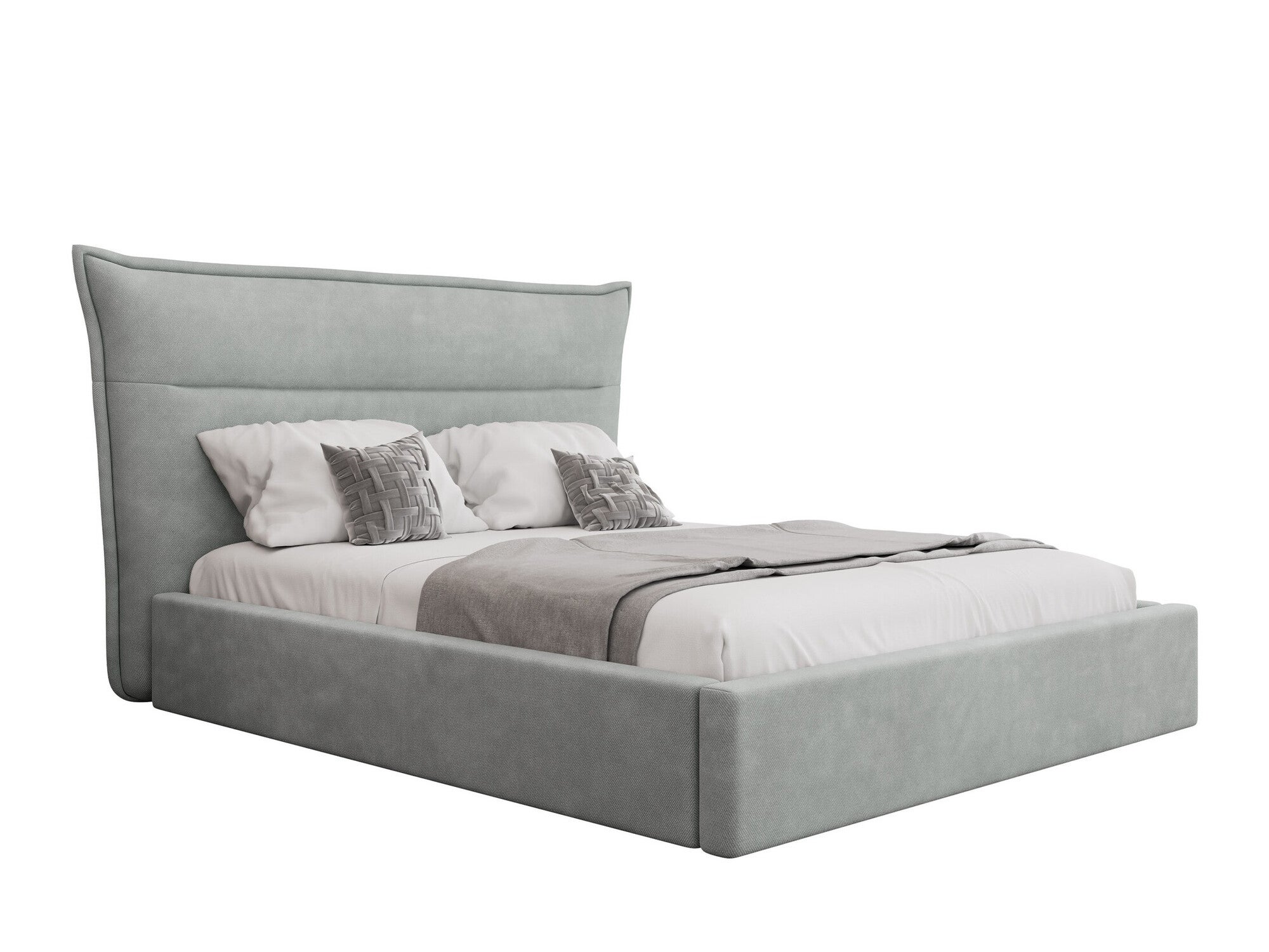 Letto Comfivo 400, Doppio, Grigio, 180x200, Arazzo, Con, 230x224x122cm ...