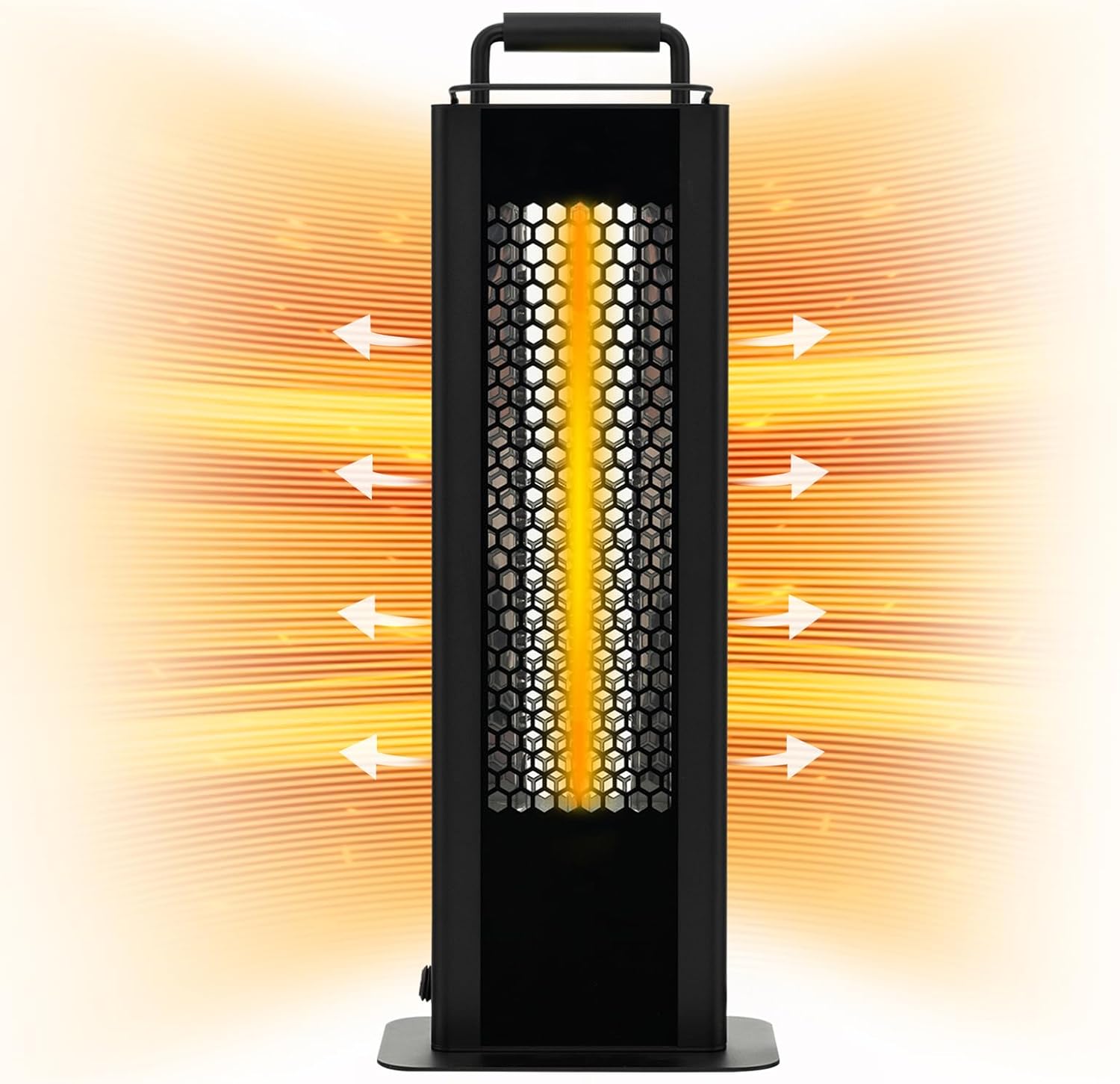 Chauffage d'appoint électrique 1200W, Chauffage à Double Face avec ...