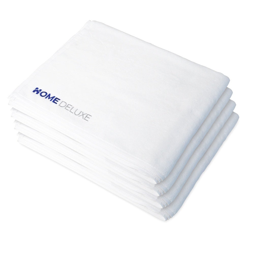 HOME DELUXE - Set de 4 serviettes de sauna - 80 x 200 cm, 100% coton I ...