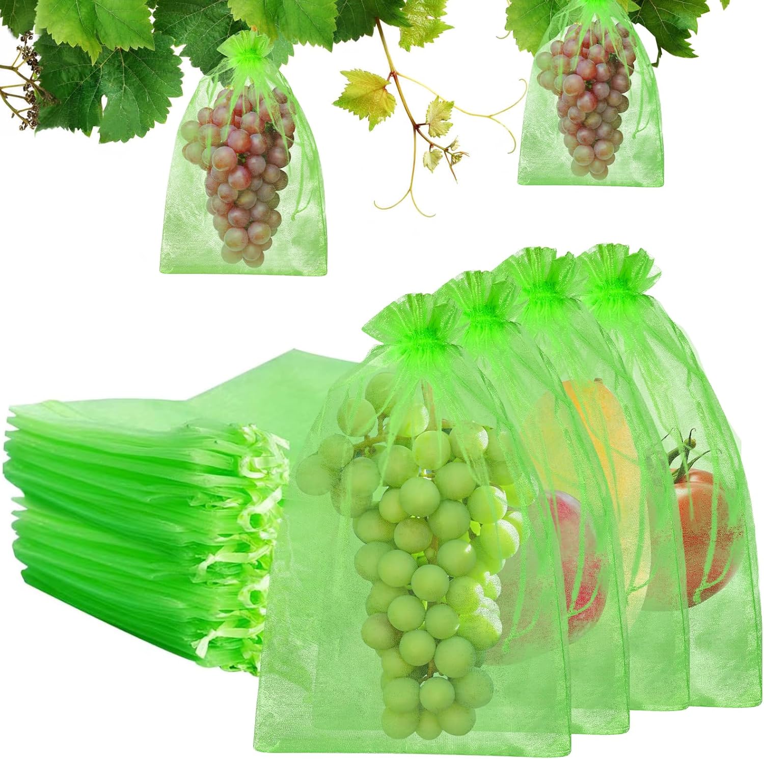 Lot de 100 Pièces Sac Protection Fruits Sachet Protection Raisin ...
