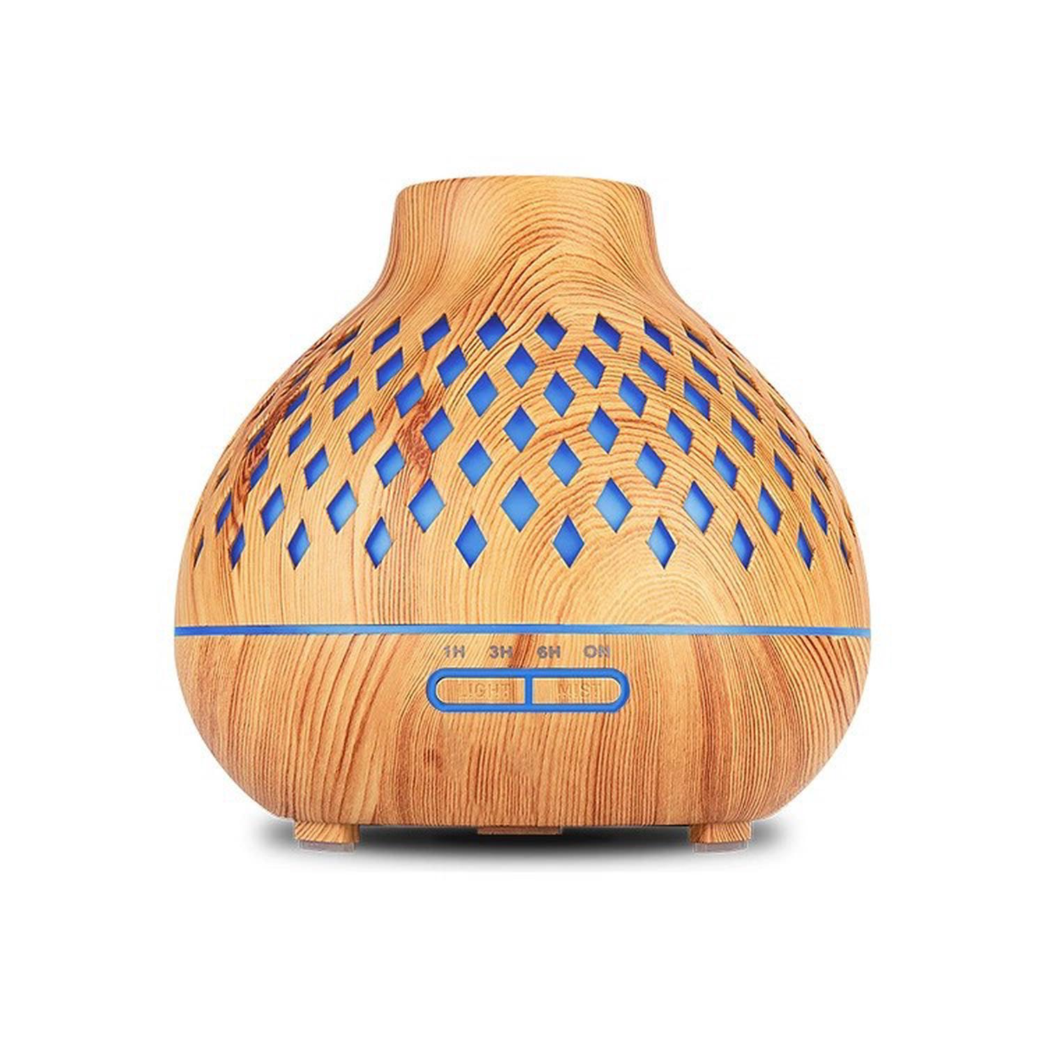 Diffuseur d'Huiles Essentielles 400ML, Diffuseur de Parfum Electrique Diffuseur Aromathérapie ...