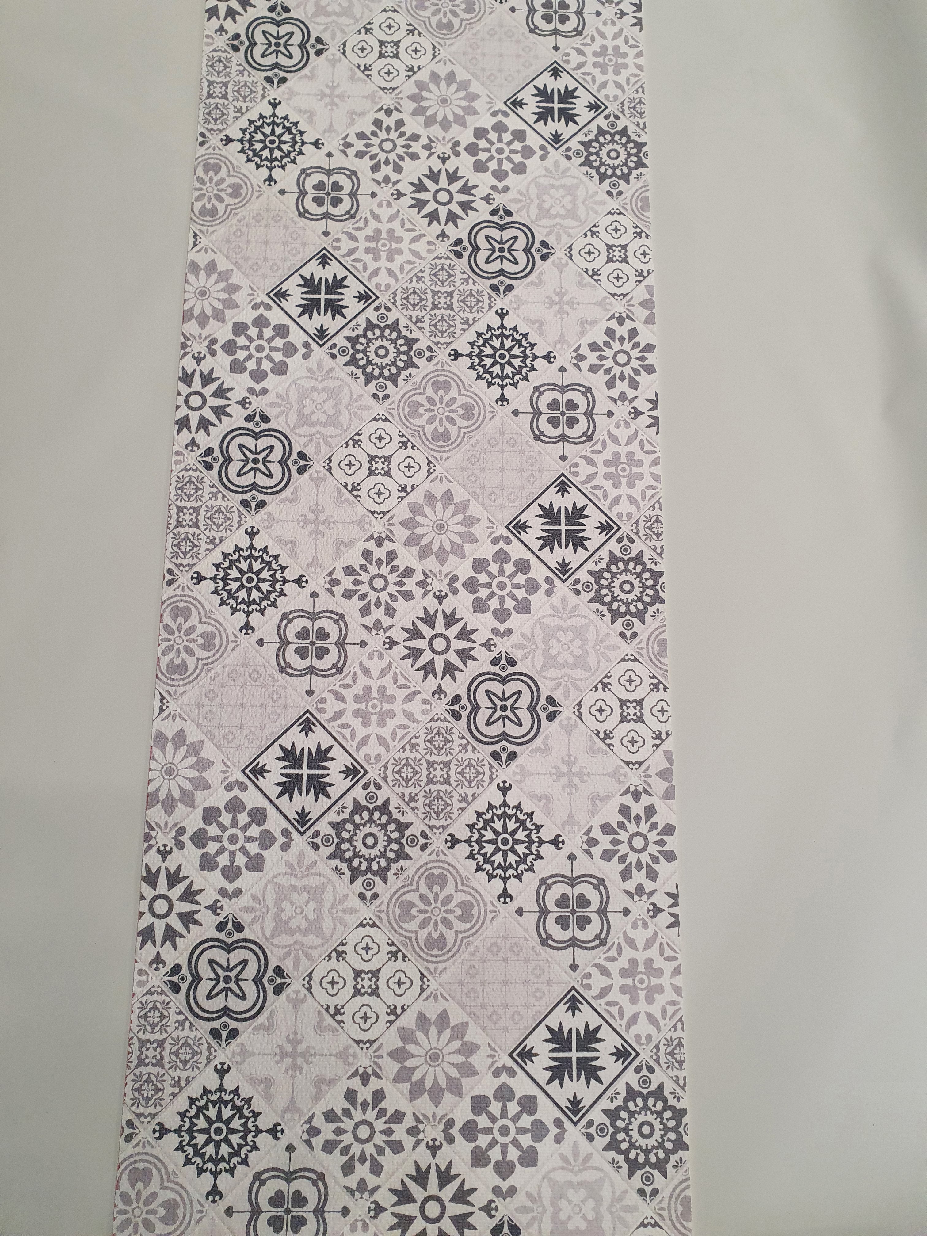 Tapis Kompakt 20 pièces 53 cm en PVC gris | Leroy Merlin