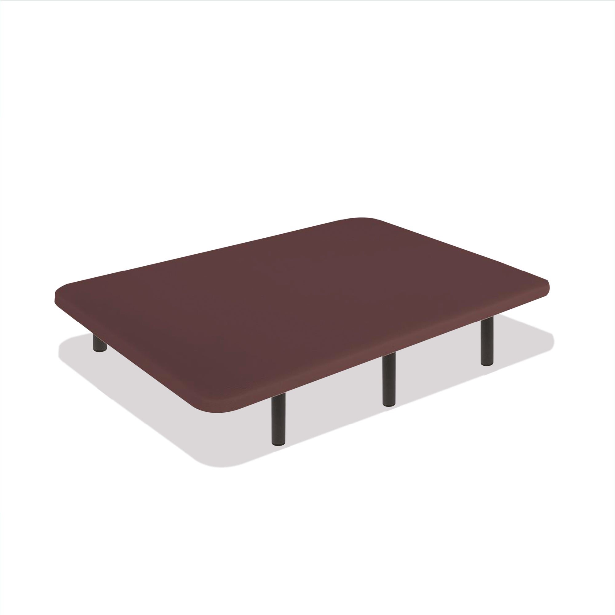 Base Tapizada Choco 120 x 190 cm, Tejido 3D Antideslizante, Estructura ...