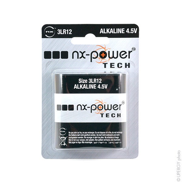 NX - Pile alcaline blister x1 3LR12 Nx-Power Tech 4.5V 4.4Ah | Leroy Merlin