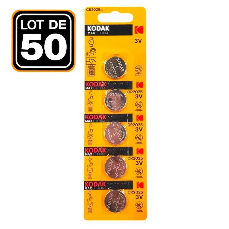 Pilas de botón de 150mAh PKCell litio 3V CR2025 | Leroy Merlin