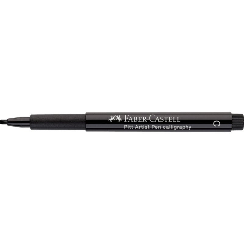 Feutre - Noir - Pointe 2,5 mm - Calligraphie - Pitt Artist Pen - Faber ...
