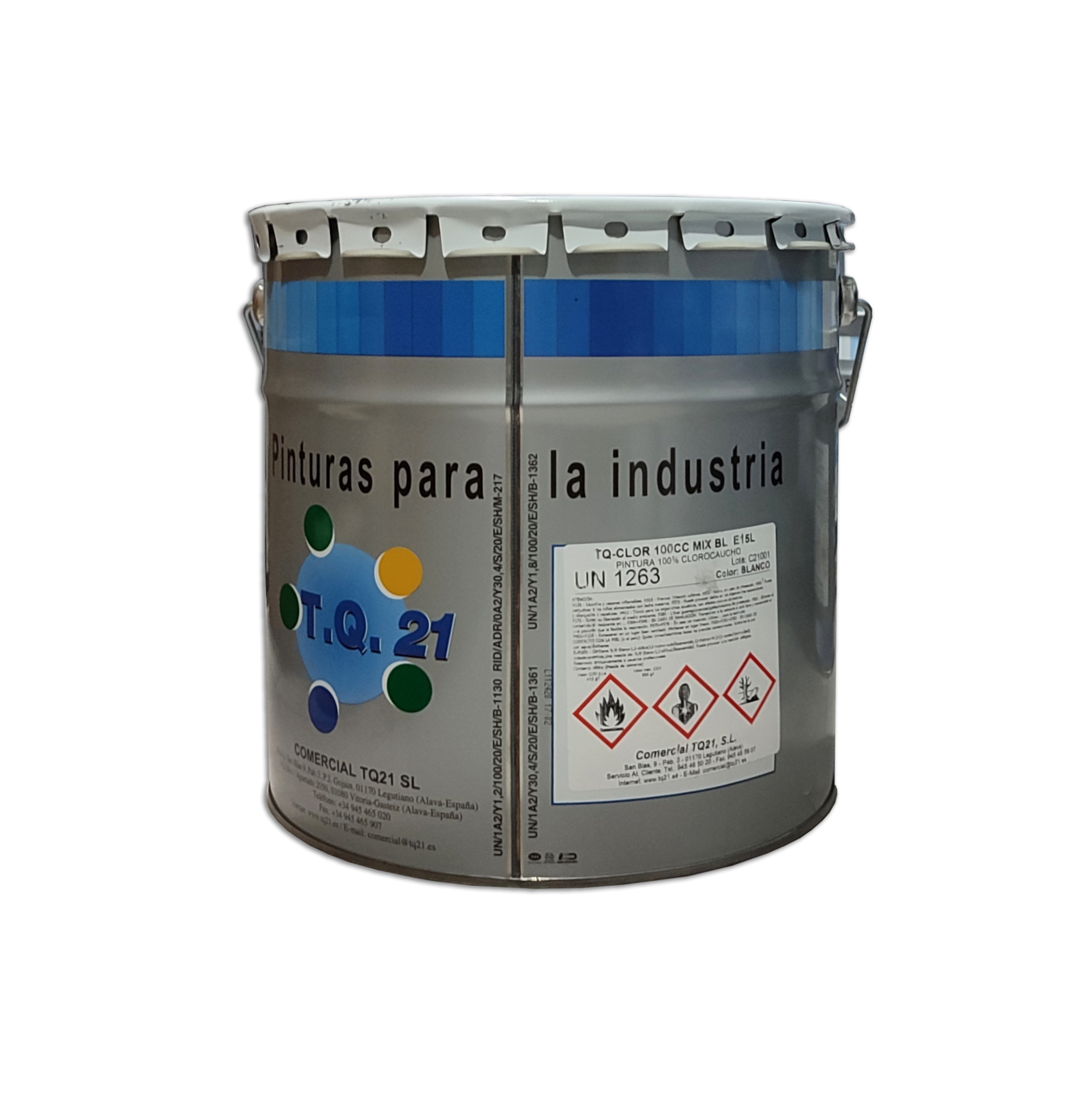 PINTURA CLOROCAUCHO SUELOS CARTA RAL 15 LT - RAL 8023 Pardo anaranjado ...