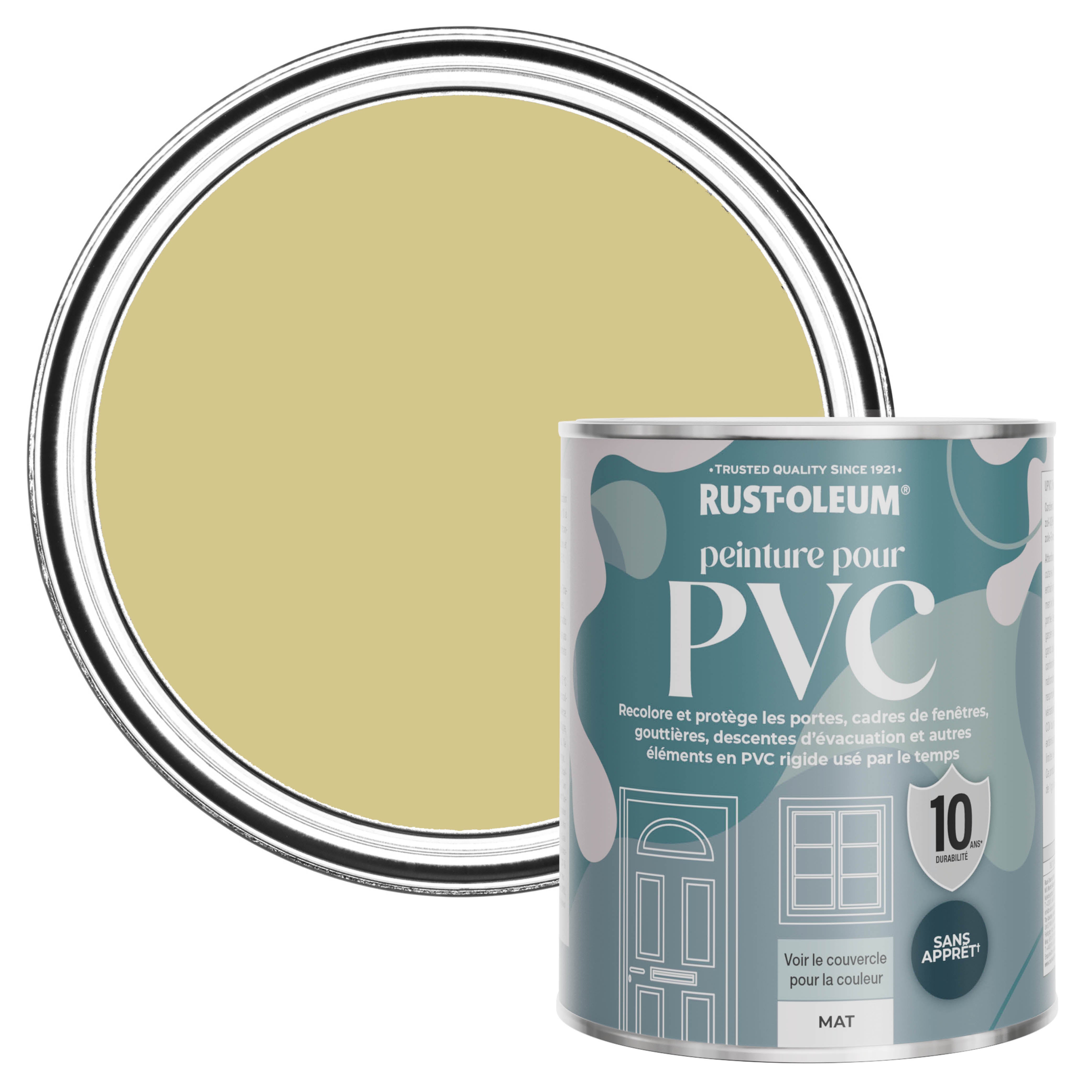 Rust-Oleum Peinture Verte pour PVC, Finition Mate - Wasabi 750ml ...