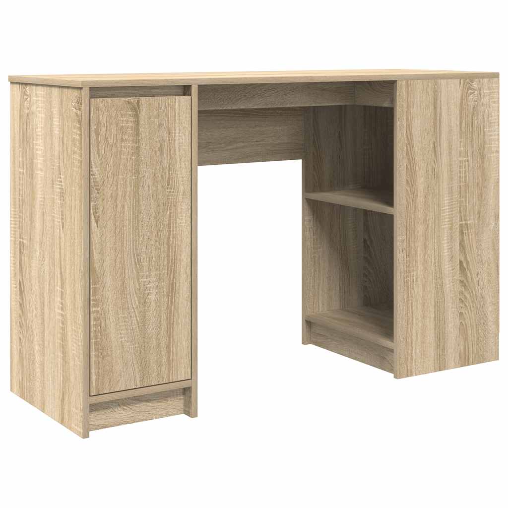 Escritorio roble Sonoma 120x42x76 cm madera de ingeniería CFW33458 ...