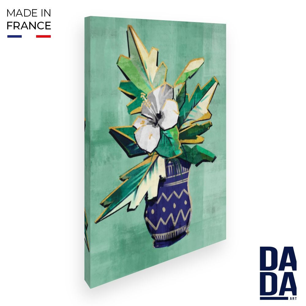 Toile Vase fleuri / 75x112cm / Fabriqué en France / DADA ART | Leroy Merlin