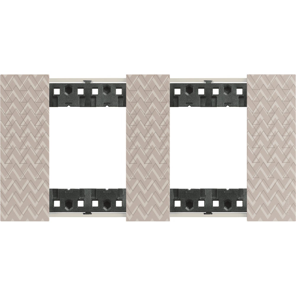 Cornice 2 x 2 Moduli IMD BTicino Living Now KA4802M2M_, Ottica ...