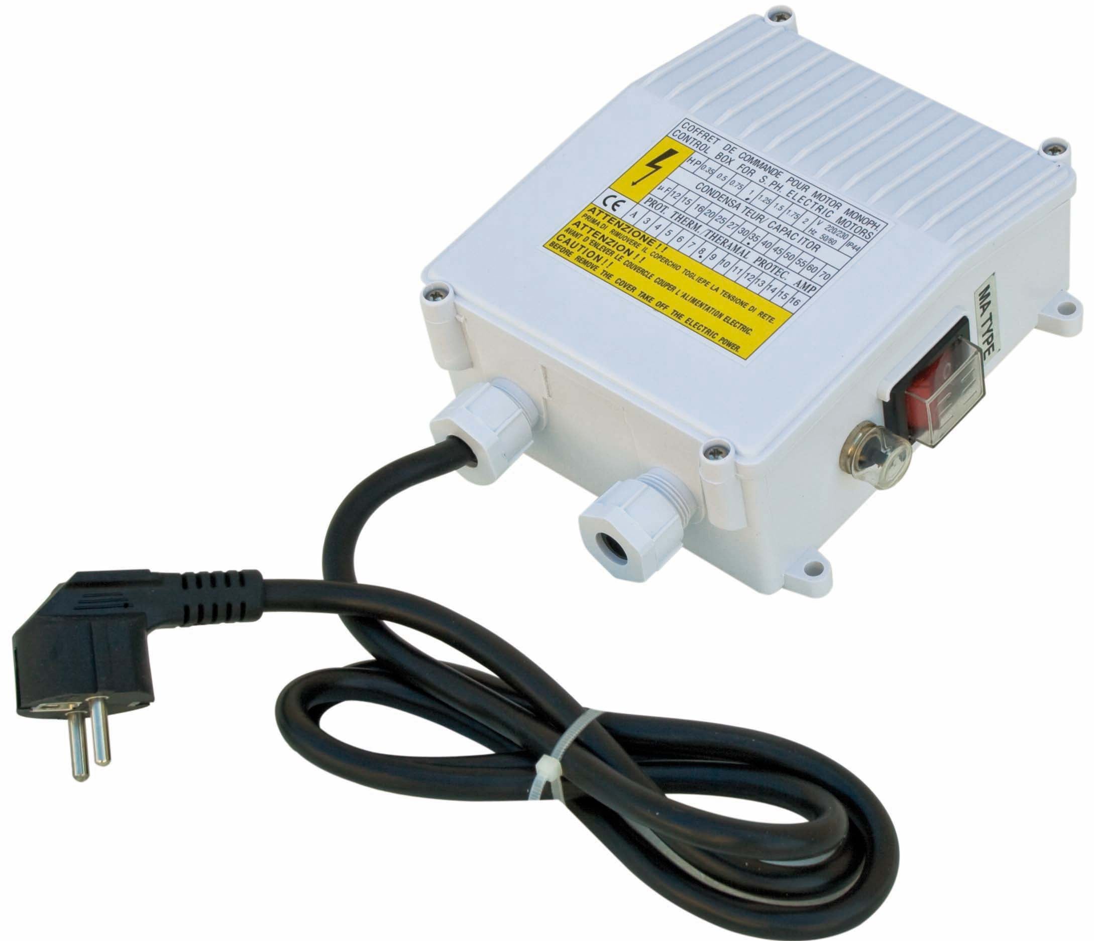 PANNEAU ÉLECTRIQUE MA15 POUR MOTEUR 1,5 CV | Leroy Merlin