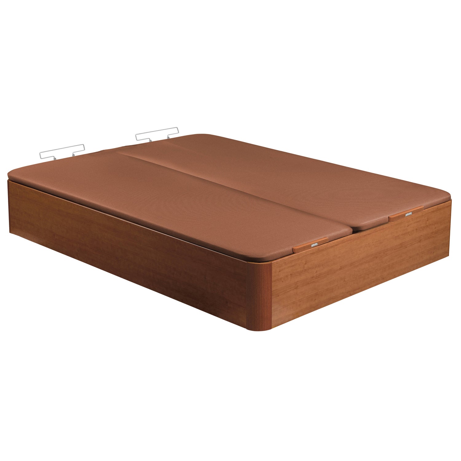 Canapé 180x182 PIKOLIN Naturbox 2.0 Cerezo 36cm Tapa Doble Montaje incl ...