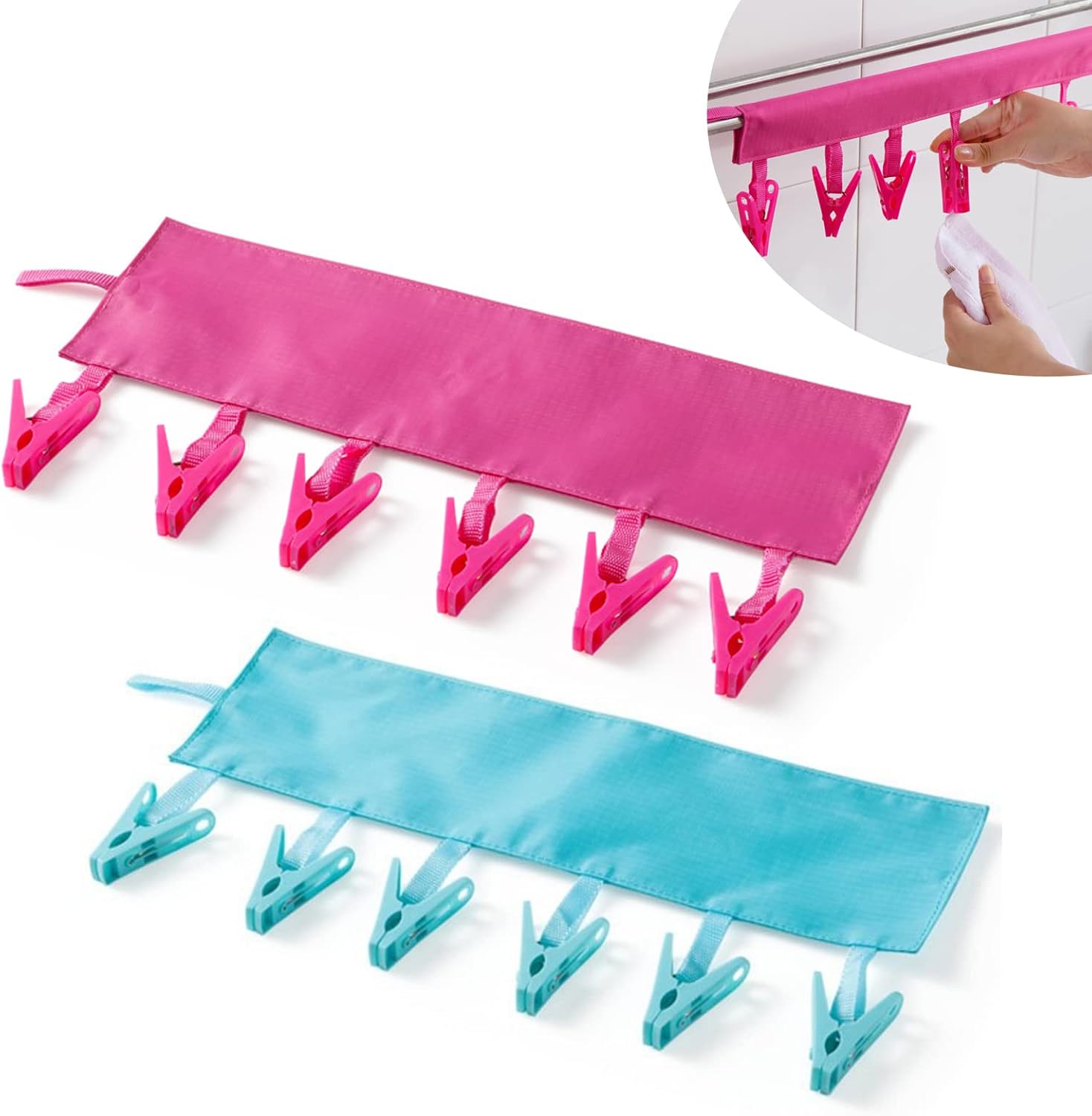 2PCS Séchage à laver Portable Et Séchage Air Voyage Pour Peg, Hanging ...
