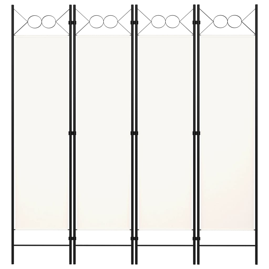 Biombo divisor de 4 paneles blanco 160x180 cm | Leroy Merlin