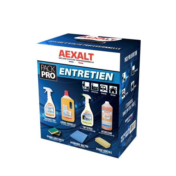 Pack de 7 produits d'entretien PACK PRO ENTRETIEN Aexalt | Leroy Merlin