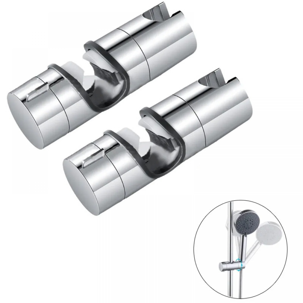 Support de douche réglable en ABS 18-25 mm, tige de douche coulissante ...