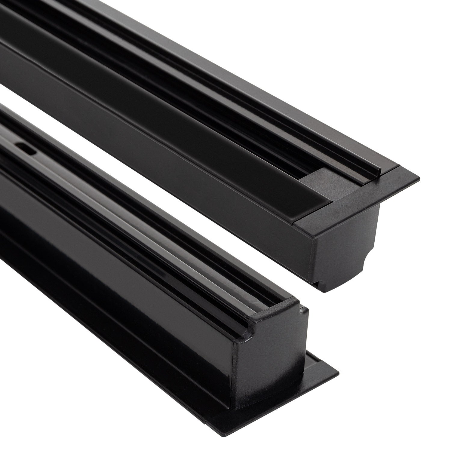 Rail Triphasé DALI Track Encastré Aluminium pour Spots LED 1 Mètre Noir ...