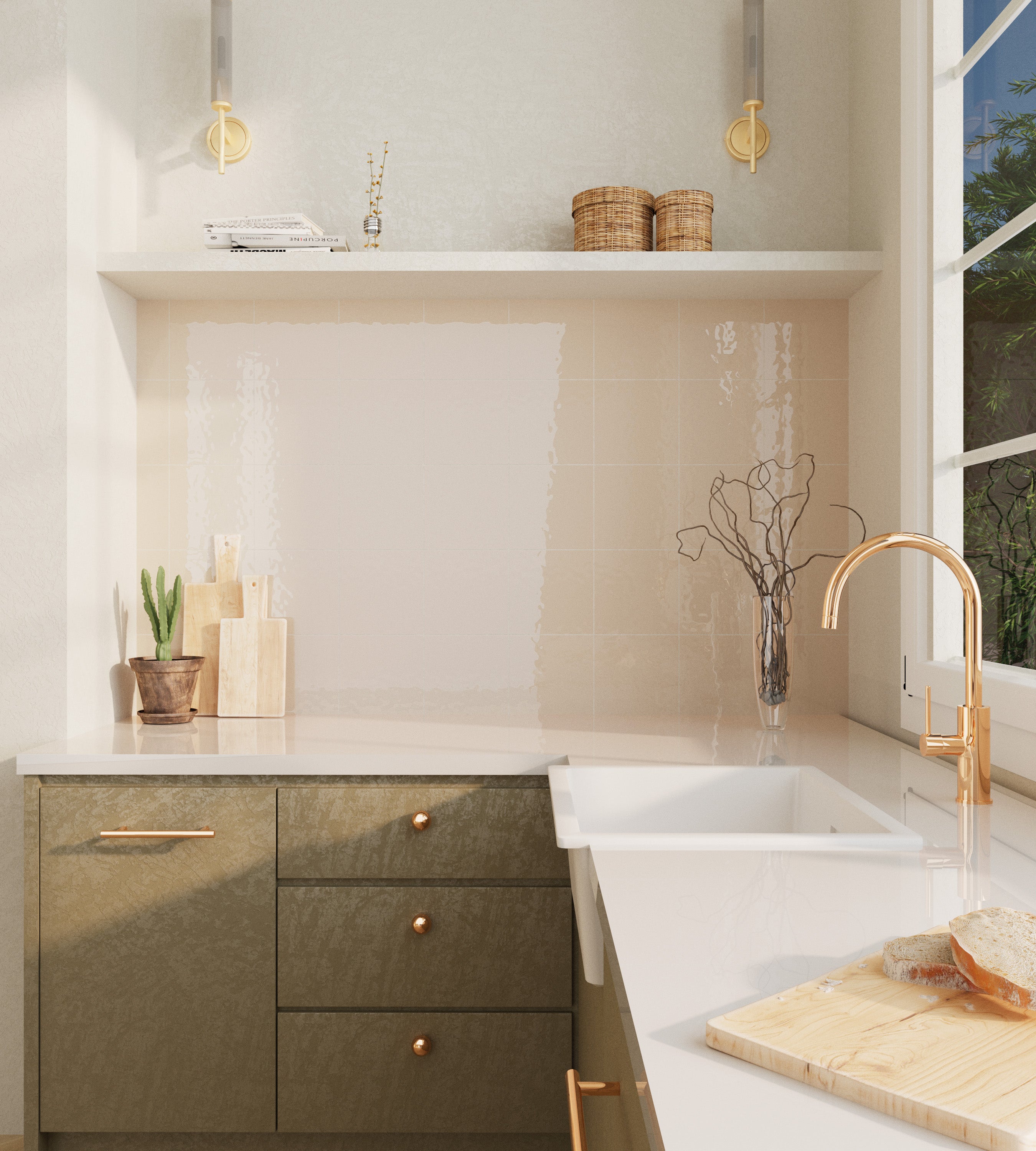 CUBIC BEIGE BRILLO (PR) 20X20 Pasta Roja. Revestimiento para pared ...