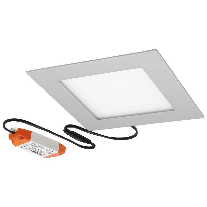 Dalle LED 17W 750lm IP20 Carré 200mmx200mm - Blanc Neutre 4000K | Leroy Merlin