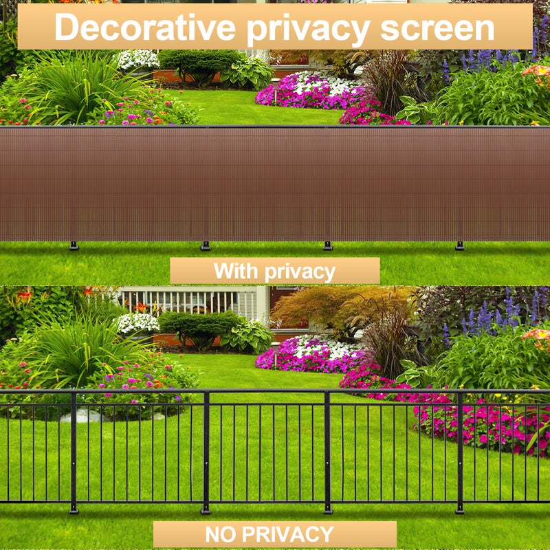 Bastón de PVC para jardín balcón terraza, Valla cortavientos para ...