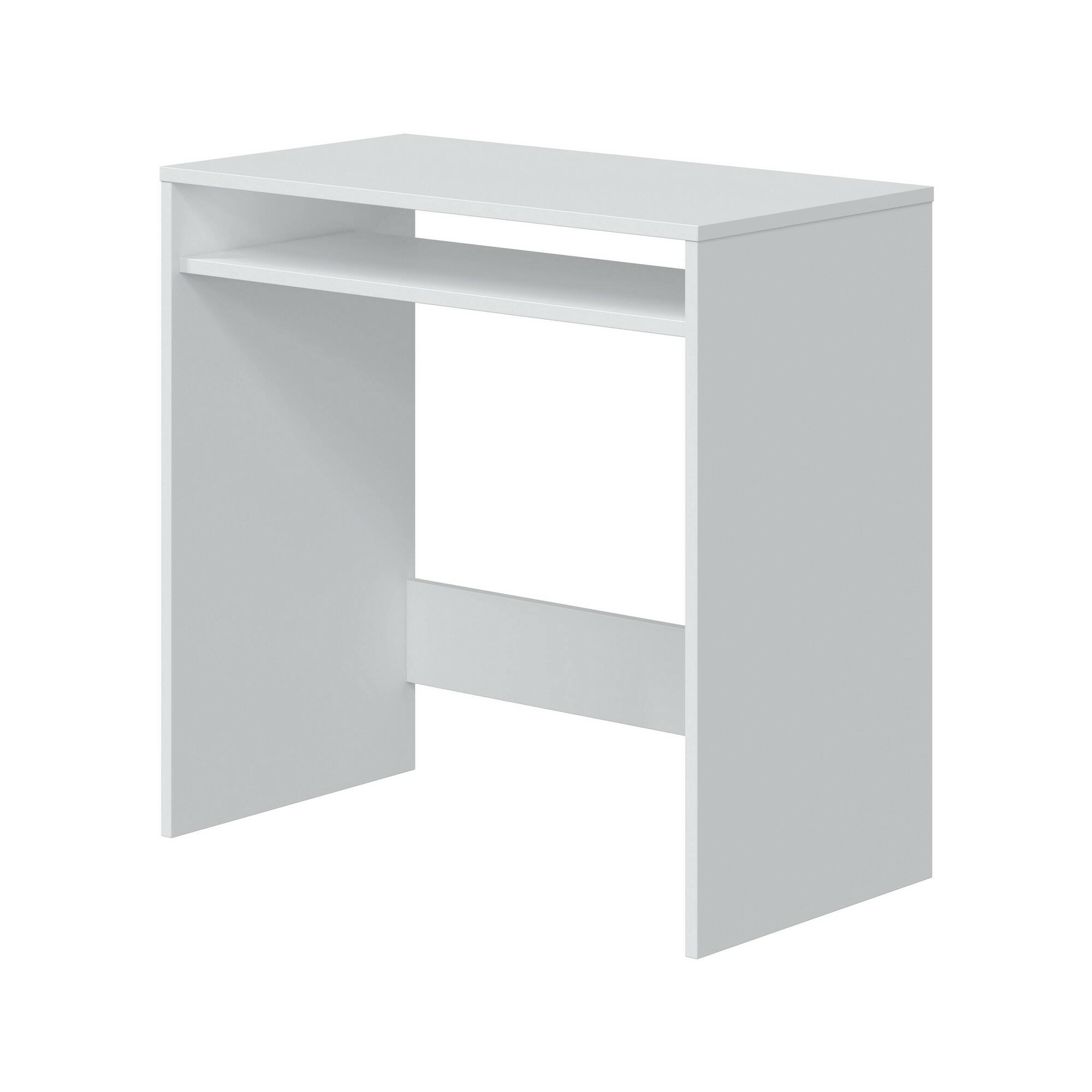 Bureau Acu, Bureau linéaire avec étagère fixe, Table d'étude ou de ...