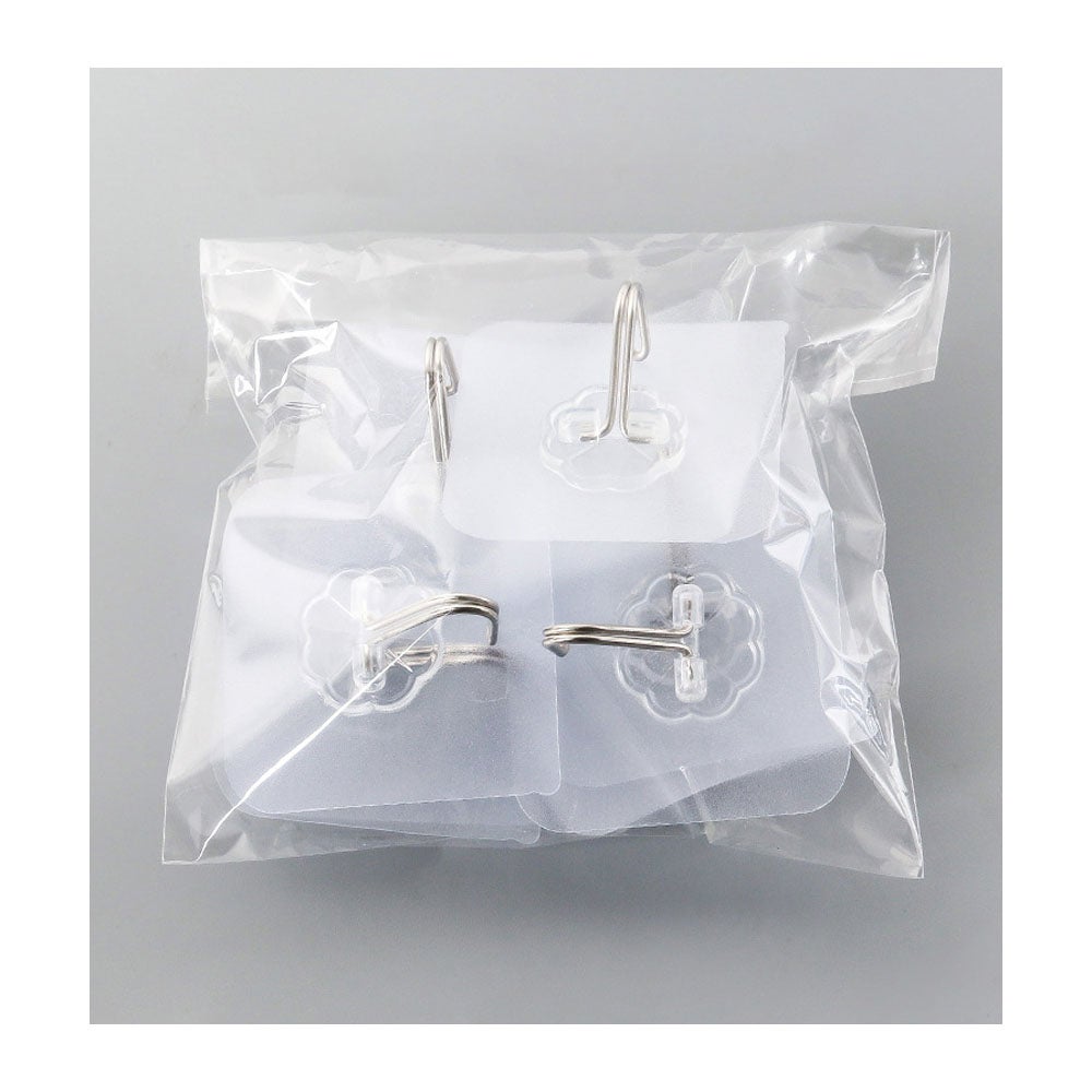 Dix paquets de crochets transparents sans couture | Leroy Merlin