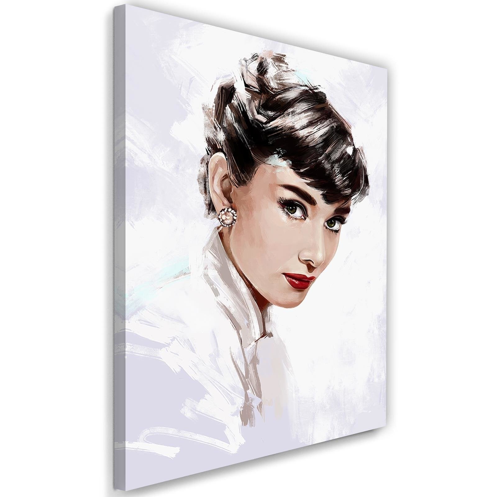 Tableau portrait de Audrey Hepburn - 70 x 100 cm | Leroy Merlin