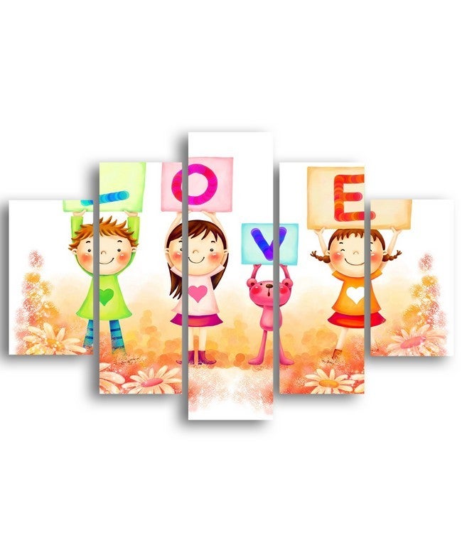 Tableau Saint-valentin Multicouleur - 95 X 0,3 X 60 Cm - Homemania ...
