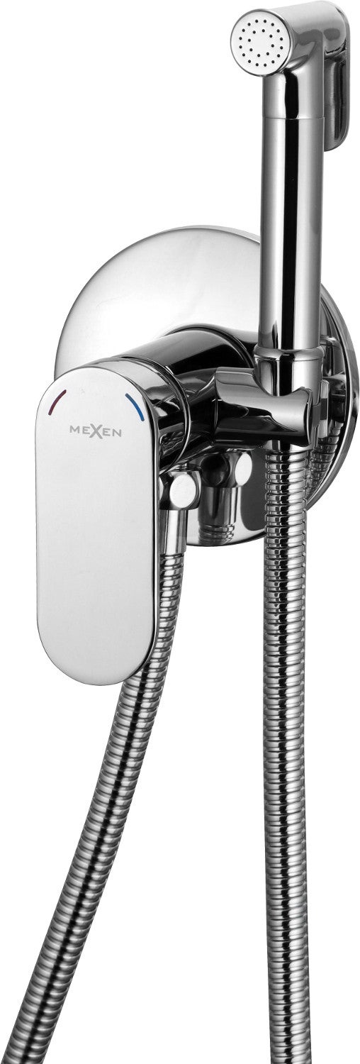 Mexen Milo robinet de bidet encastré avec ensemble ponctuel, chrome ...
