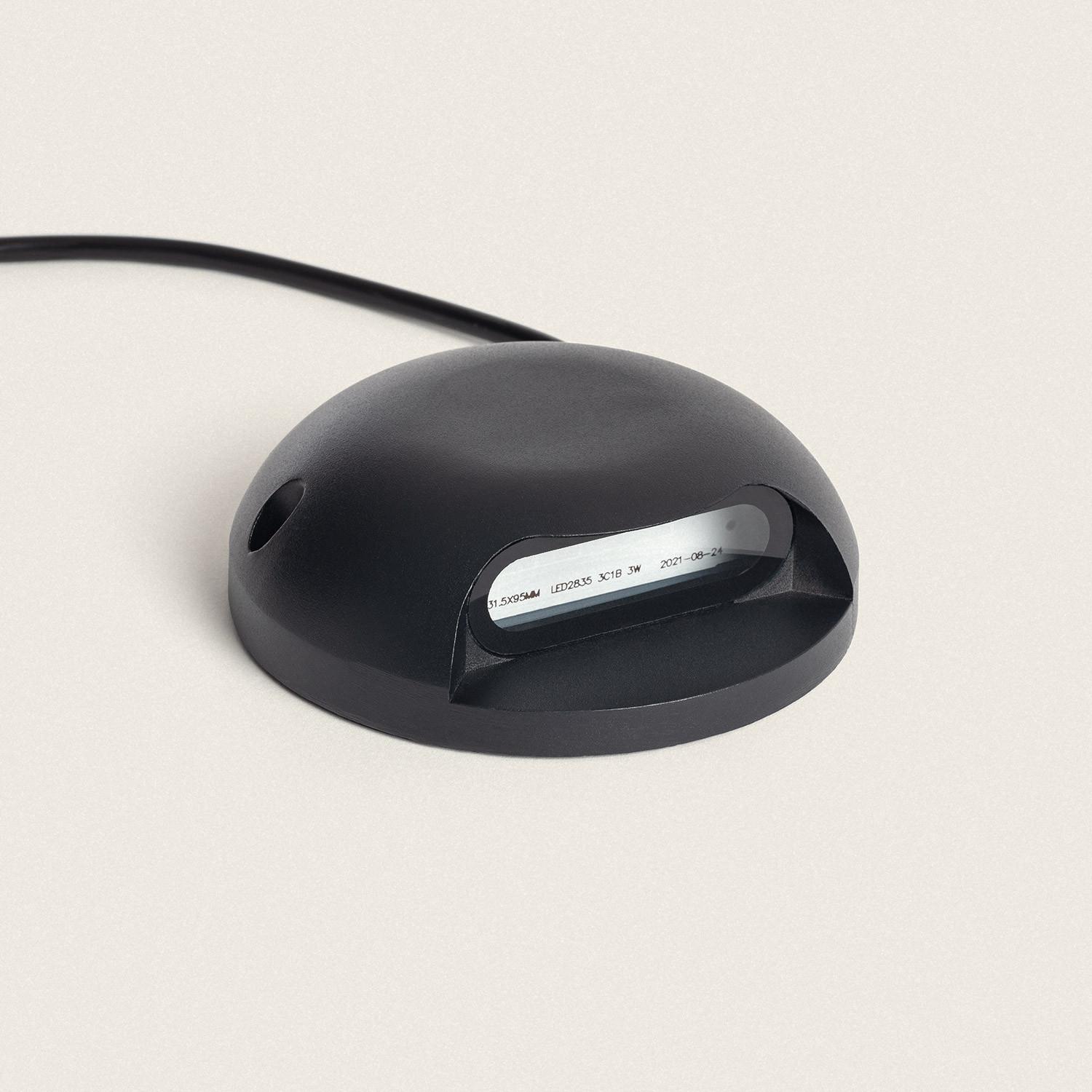 Ledkia Segnapasso LED 3W da Esterno a Terra Krysta Bianco Caldo 3000K | Leroy Merlin