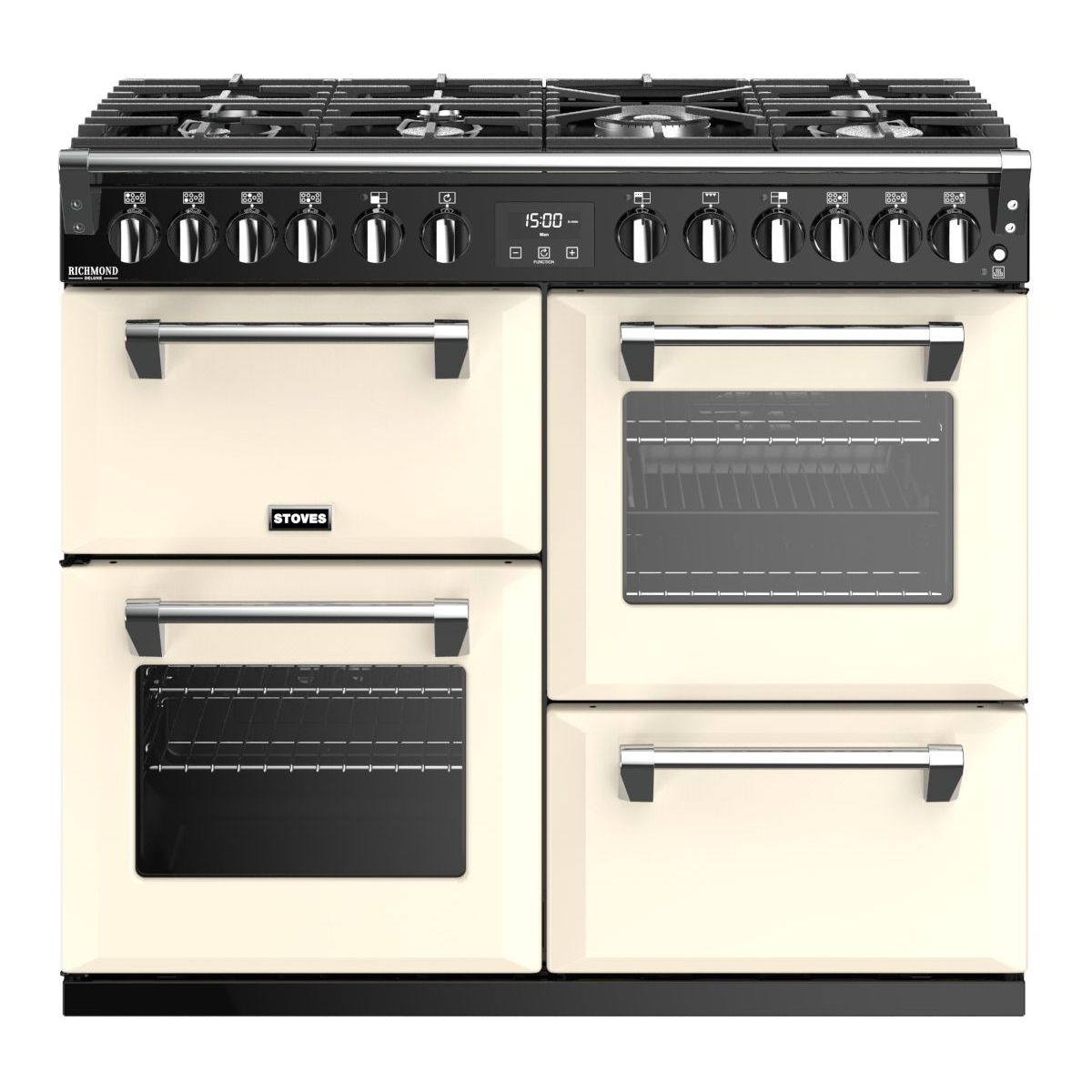 Piano de cuisson gaz STOVES RICHMOND DELUXE 100 DFT CREME | Leroy Merlin