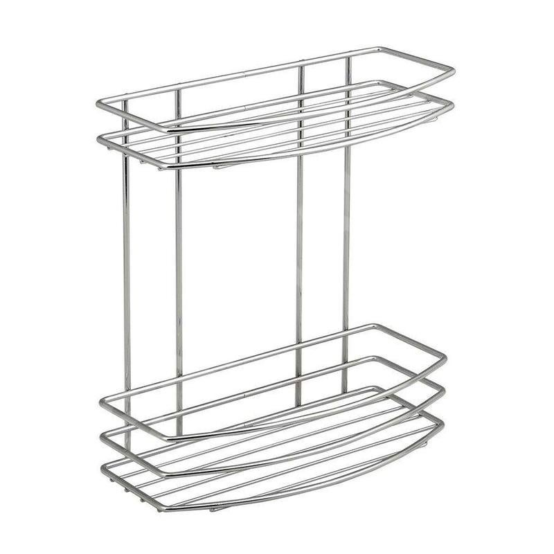 Aqualine Chrom Line - Double étagère en fil de fer, chromée 37014 ...