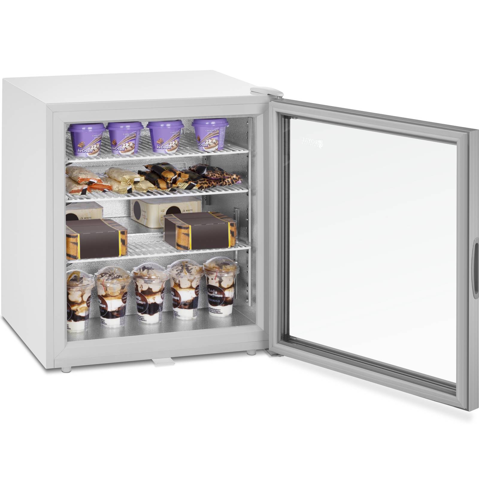 Mini-congélateur vertical - Royal Catering - Volume : 88 l ...