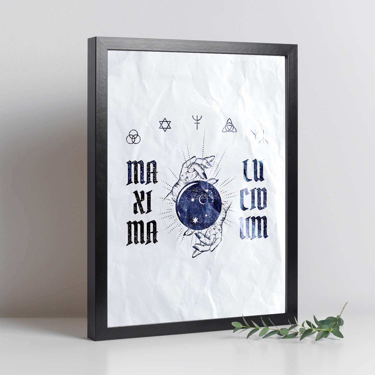 Fiche De Lucidité. Des Affiches Avec Des Illustrations Magiques Et Le ...