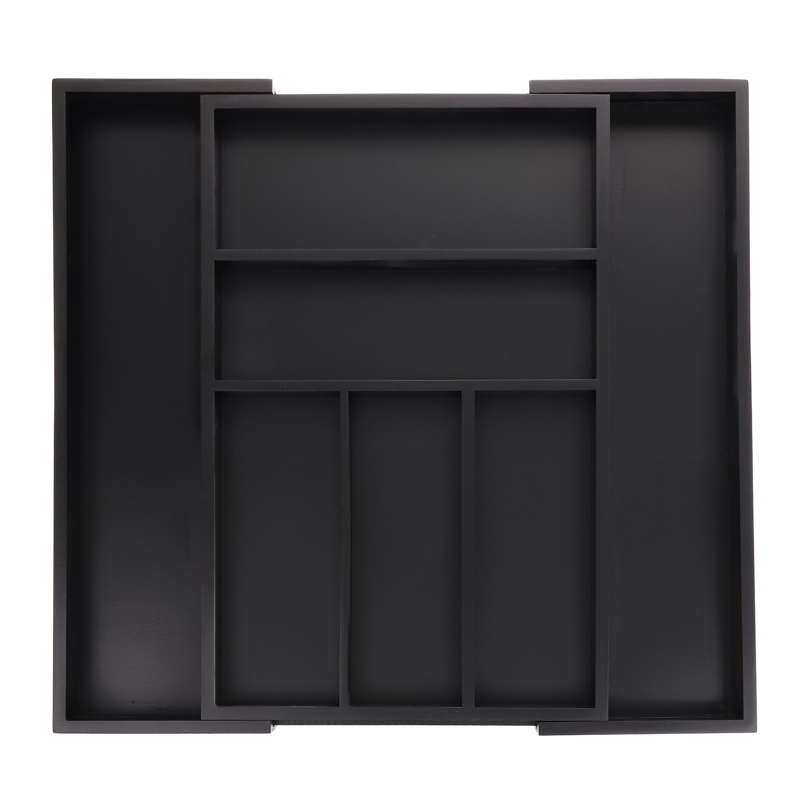 Relaxdays Portaposate da Cassetto Allungabile, in Bambù, 5 x 30,5-49 x ...